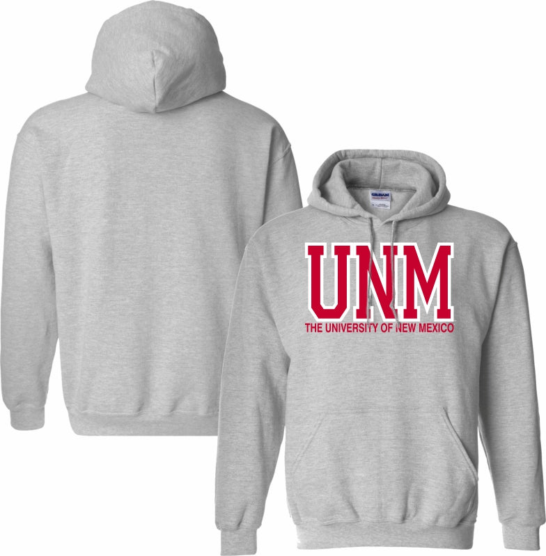 UNM Grey Big UNM Hood – UNMLobos
