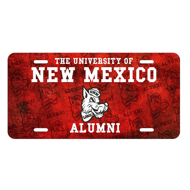 UNM Retro Alumni License Plate – UNMLobos